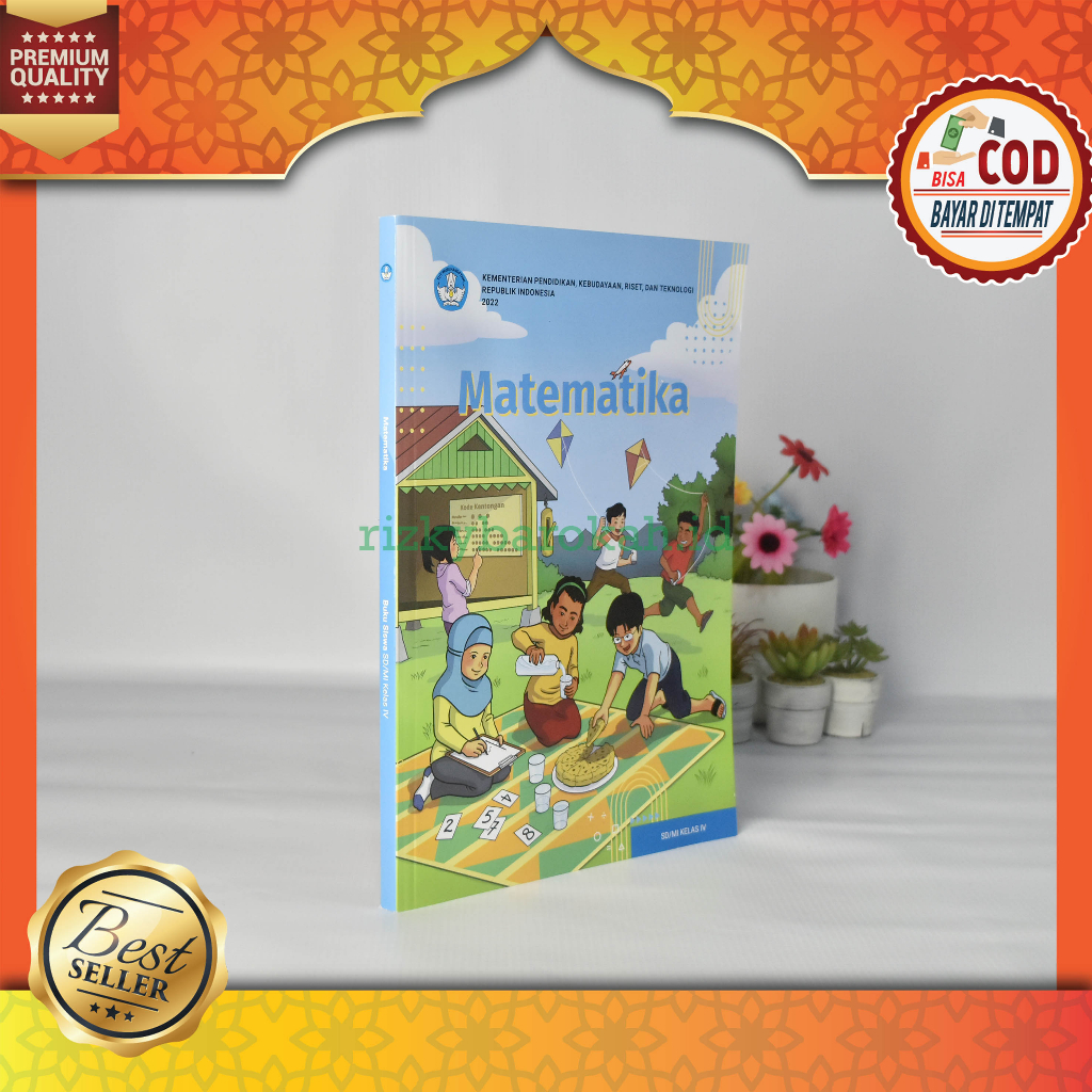 New Non License Mathematics Textbook For Grade 4 SD MI Independent ...