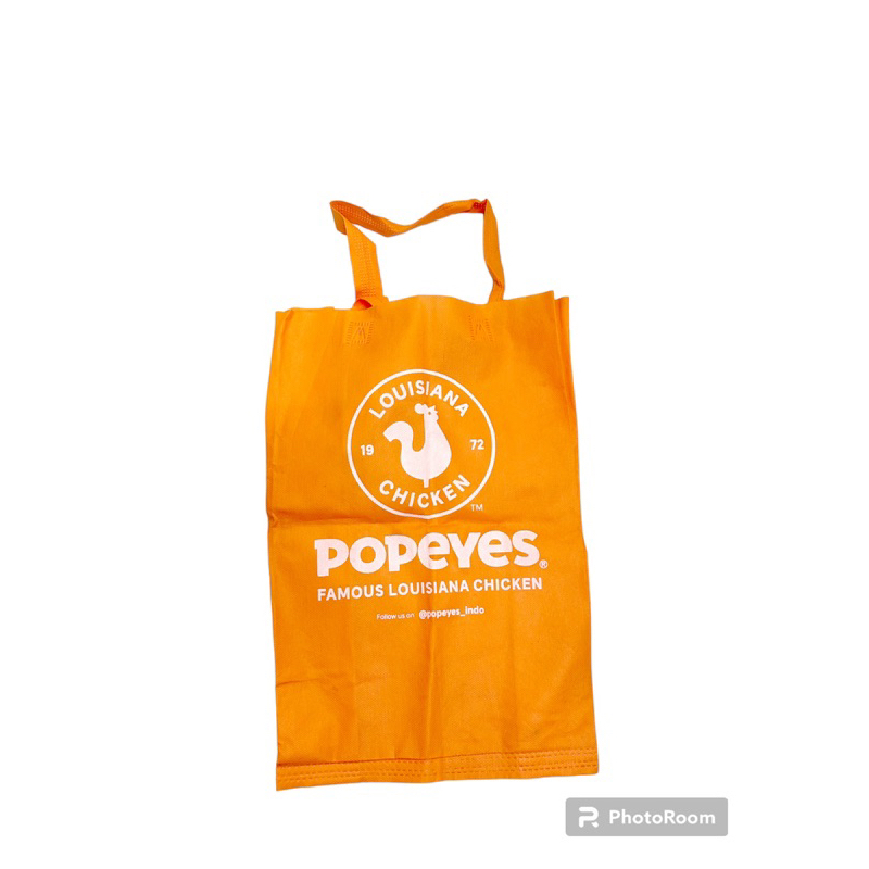 Shopping Bag popeyes/Spunbond popeyes/Tote Bag popeyes/Reusable Bag ...