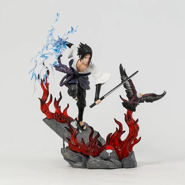 Naruto Uchiha Sasuke Cursed Mark Raikiri Action Figure | Shopee Singapore