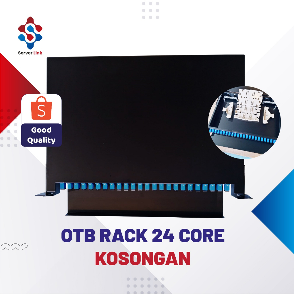 Patch Panel Sliding 24 Core, 1u OTB Rack 24core Garuda fiber | Shopee ...