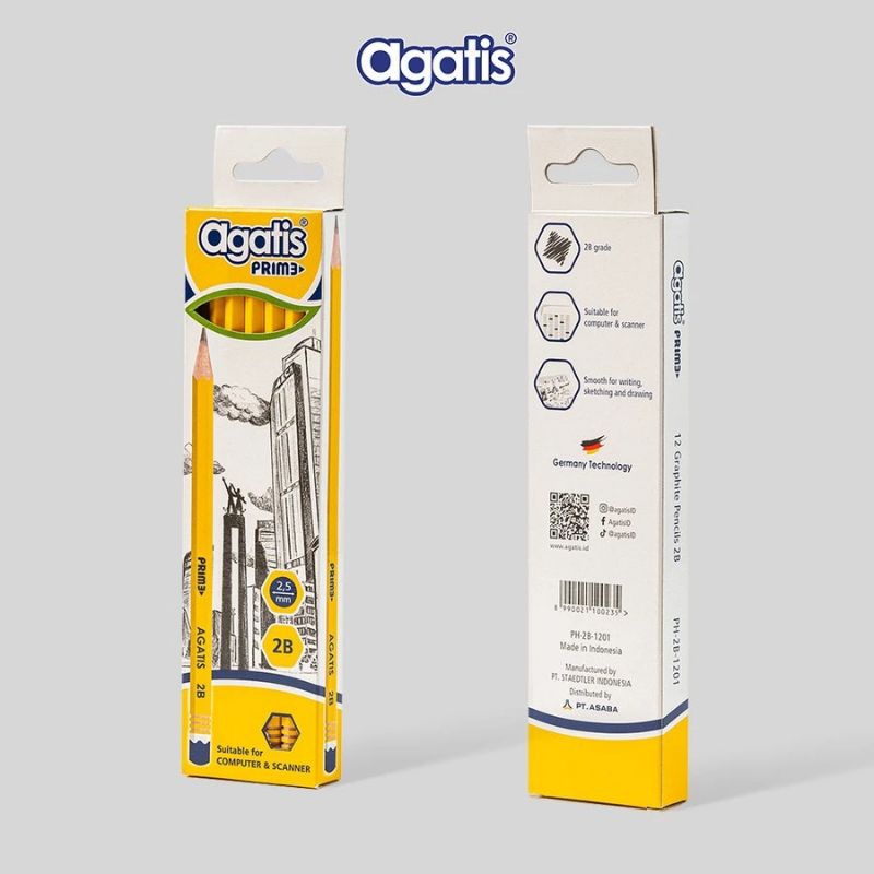 Pencil 2B AGATIS YELLOW PRIME (1 PACK CONTAINS 12 SEEDS) | Shopee Singapore