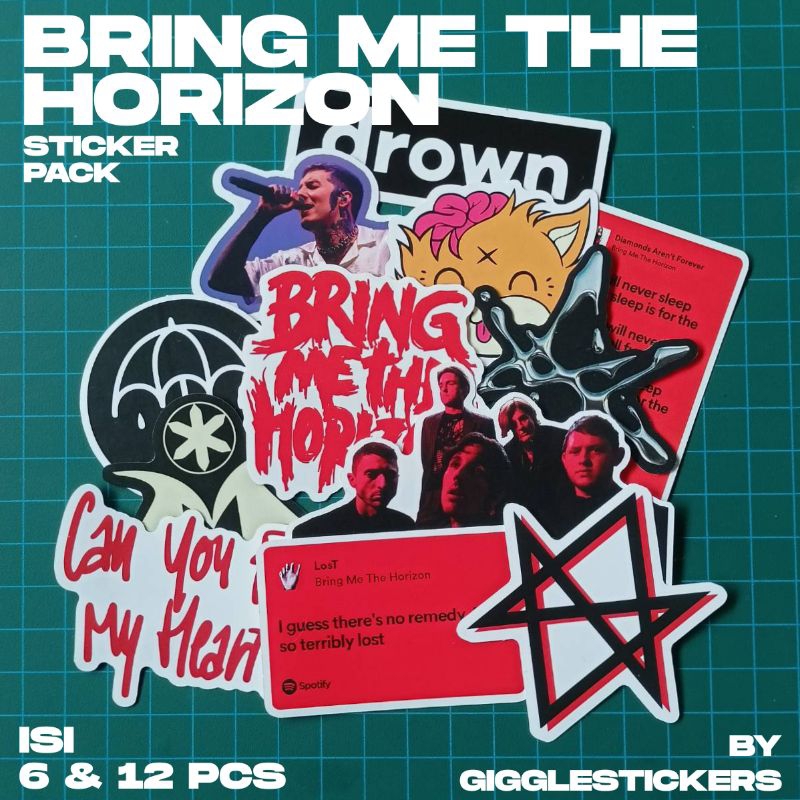 Bring Me The Horizon BMTH Sticker Pack | Shopee Singapore