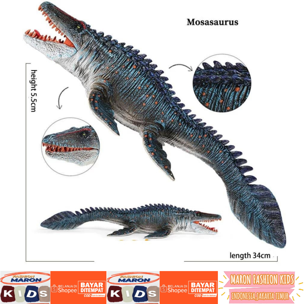 Jurassic Dinosaur Figure Toys King Sea Mosasaurus Action Figures ...