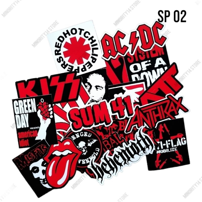 Sticker Pack Sticker Brand Sticker Punk Rock Metal Music Band Oldskool ...