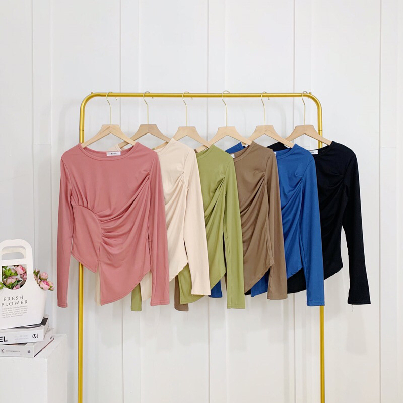 Wenda Top | Imported Women's Tops | Shopee Singapore