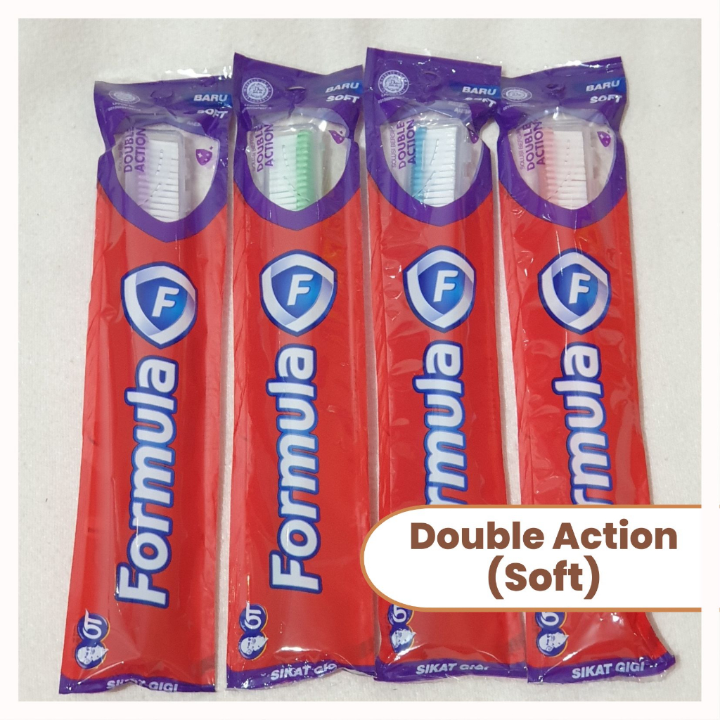 Double Action Soft Formula Toothbrush (1 pcs) | Shopee Singapore