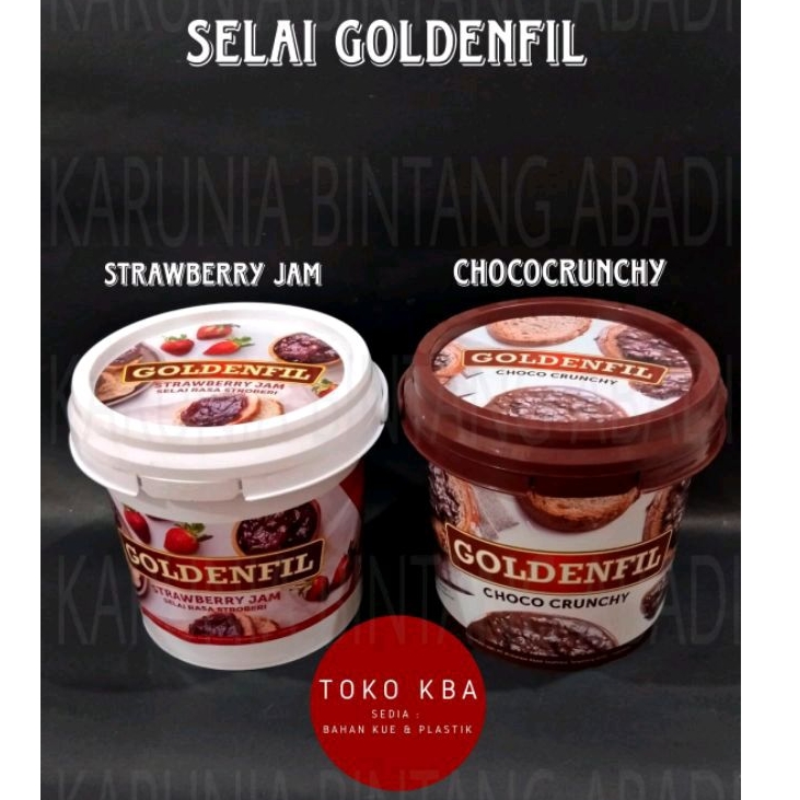 Goldenfil Chocolate Strawberry Jam Jam 1 Kg (Strawberry | Choco Crunchy ) | Shopee Singapore