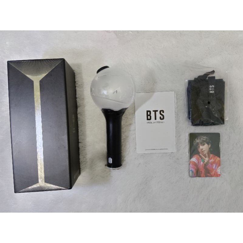 Army BOMB FULL SET OFFICIAL LIGHTSTICK BTS ver 3 light stick version ...