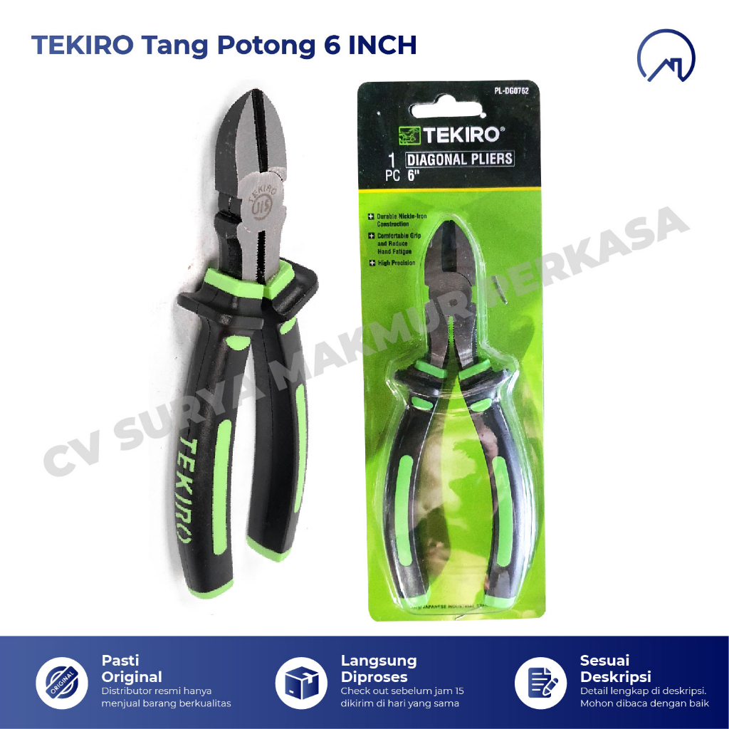 Tekiro 6-Inch Cutting Pliers/6-Inch Cutting Pliers TEKIRO | Shopee ...