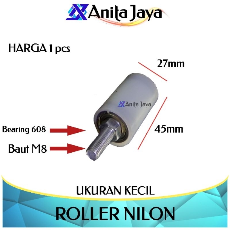 Nylon roller SMALL size sliding gate guide wheel | Shopee Singapore