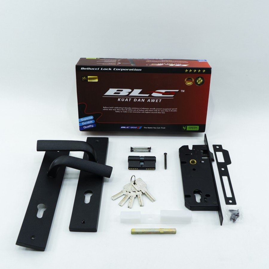 Bellucci Door Lock LOCKSET COMPLETE GREEN LABEL LINDEN MB | Shopee ...