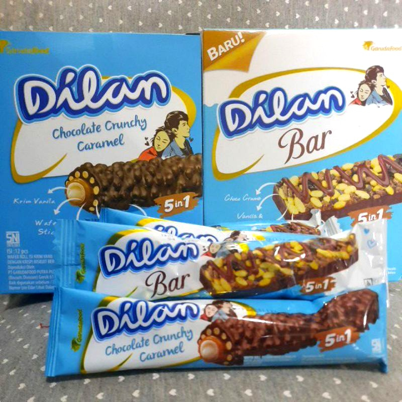 {Per Box Contains 12} Dilan Chocolate Bar/Dilan Chocolate Crunchy ...