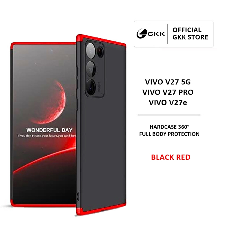 Hardcase Vivo V27 V27 Pro 5G Vivo V27e Hard Case 360 GKK Stand Back ...