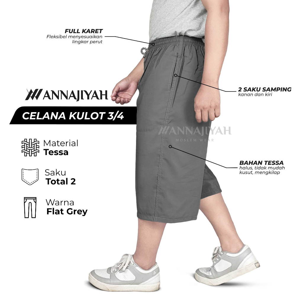 Sirwal Short 3/4 Culottes for Casual Casual Patchwork Material for ...