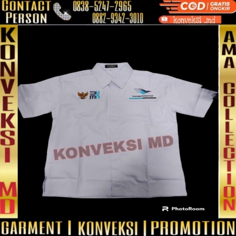 KEMEJA Exclusive BUMN Garuda Indonesia uniform/Garuda Indonesia ...