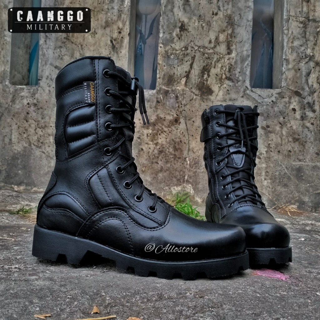 Pdl tni polri shoes full genuine leather pdl security guard shoes pdl ...