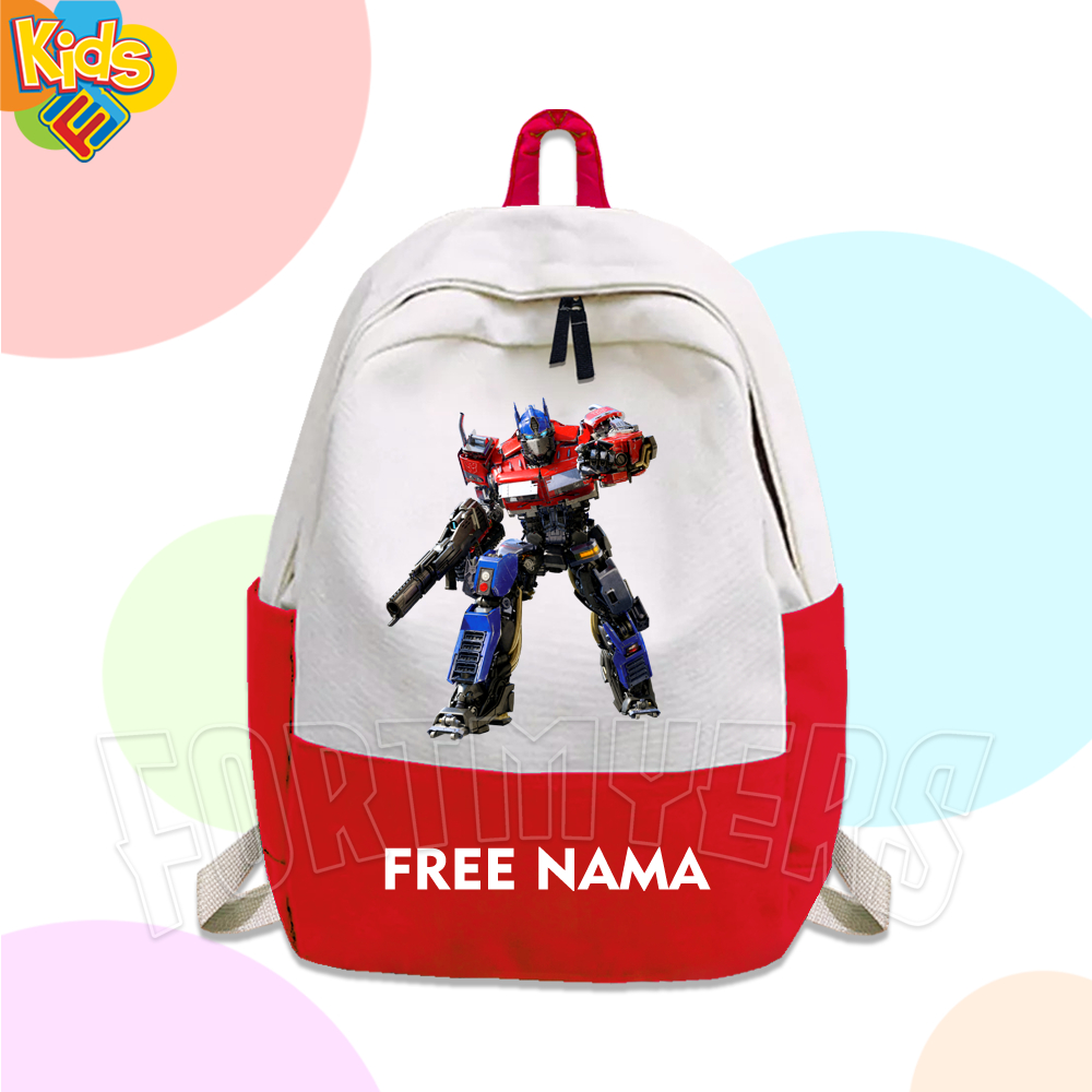 CHILDREN'S BACKPACK TRANSFORMERS OPTIMUS PRIME CHARACTER CHILDREN'S ...