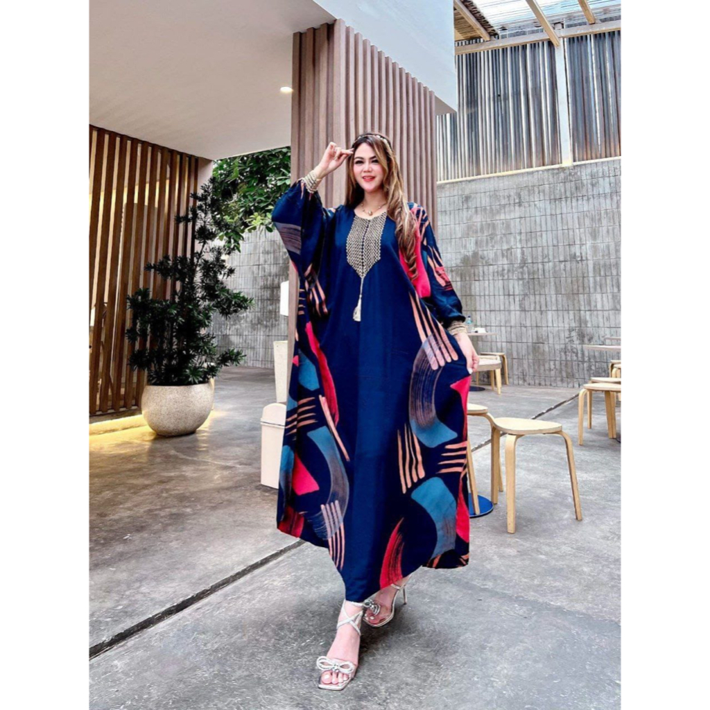 Batik Kaftan - Husna Kaftan Women Sultan Lace Jumbo Maksi Batik Motif ...