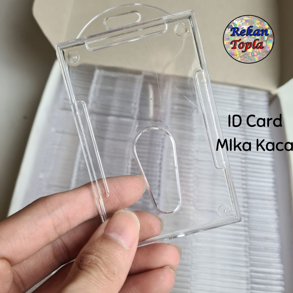 Transparent ID Card / Acrylic ID Card / Glass Mica ID Card / Name Tag ...