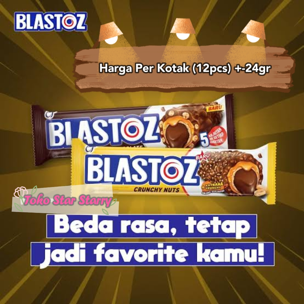 Fullo Blasto 16gr contains 16 packs of Chocolate Wafer Sticks Wafer ...