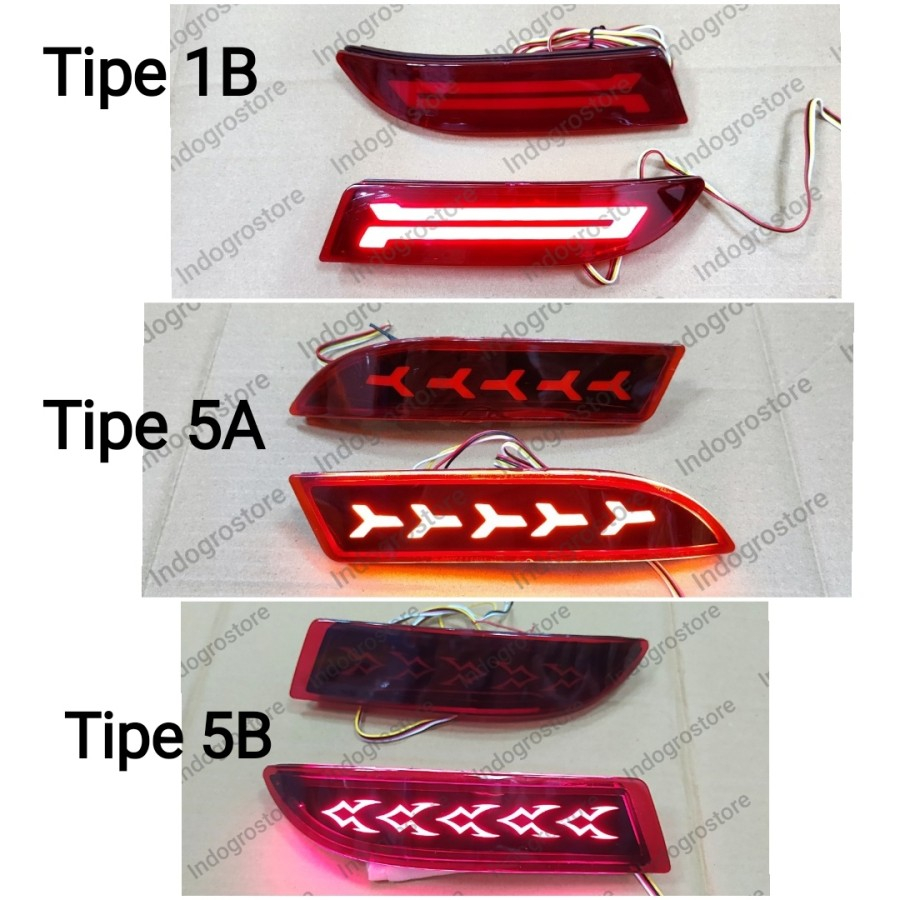 Rush Terios Car LED Rear Bumper Reflector Light 2006 2007 2008 2009 ...
