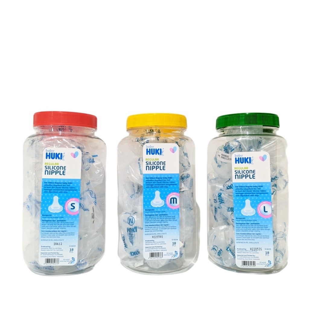 Regular Huki Dot Jar (ROUND DOT) SML (18 pcs) | Shopee Singapore