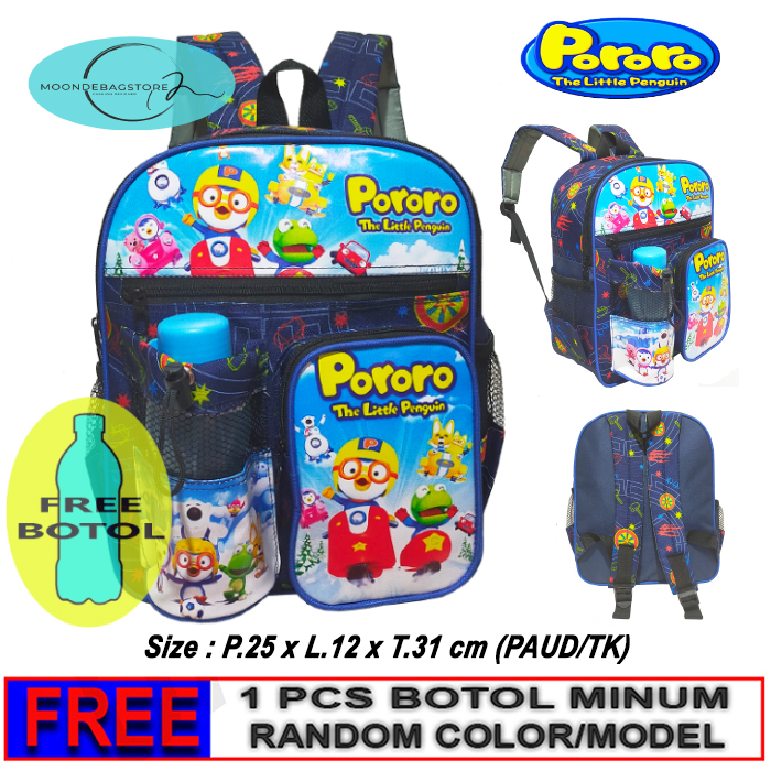 Mini Backpack For Preschool School Children/TK Character PORORO free ...