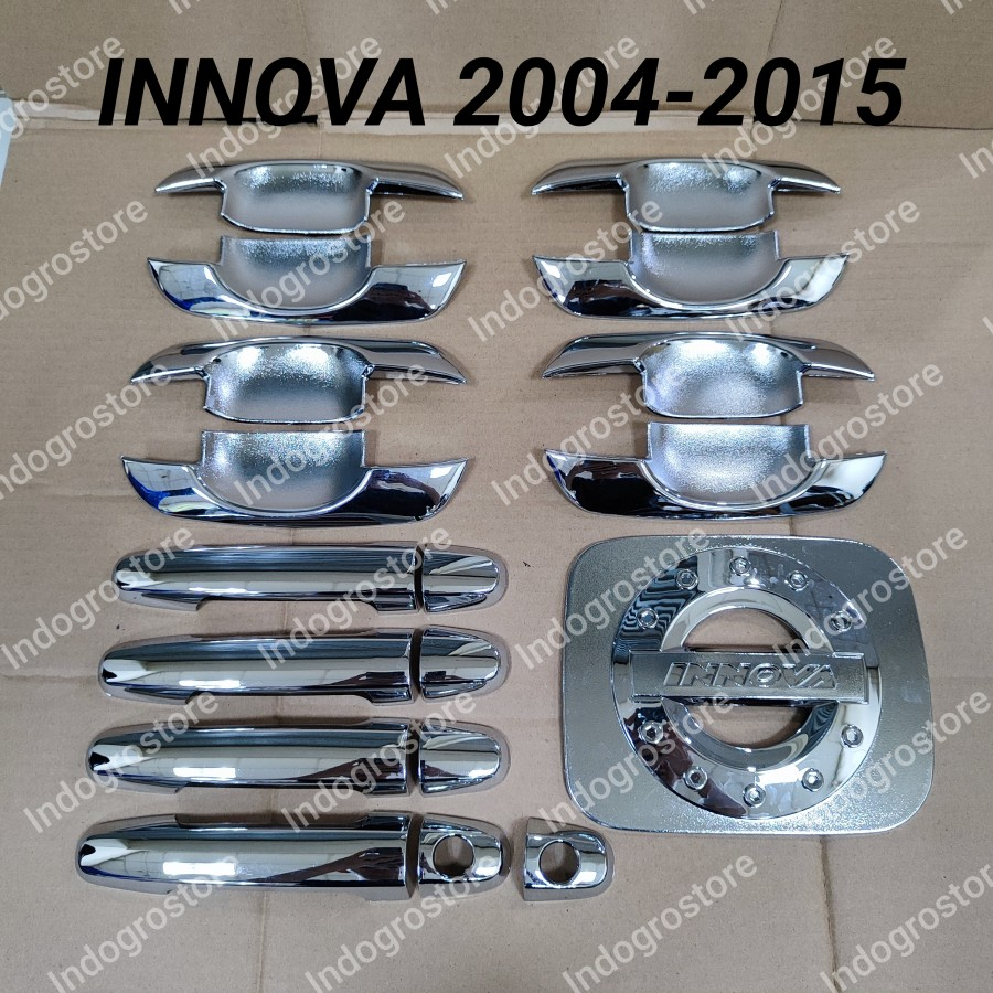 Package HANDLE COVER Tank & OUTER CHROME Car TOYOTA INNOVA Old 2004 ...