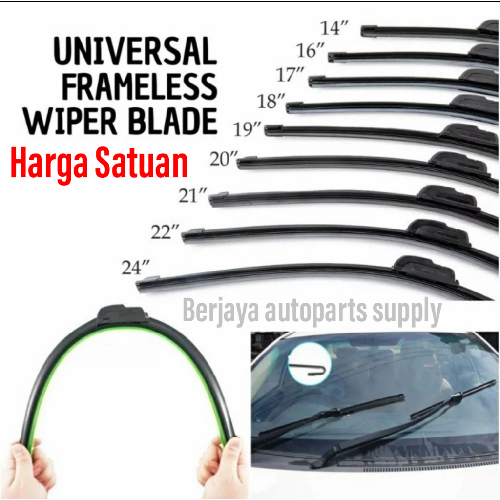 Frameless car wiper for all types of cars, banana car wiper car window ...