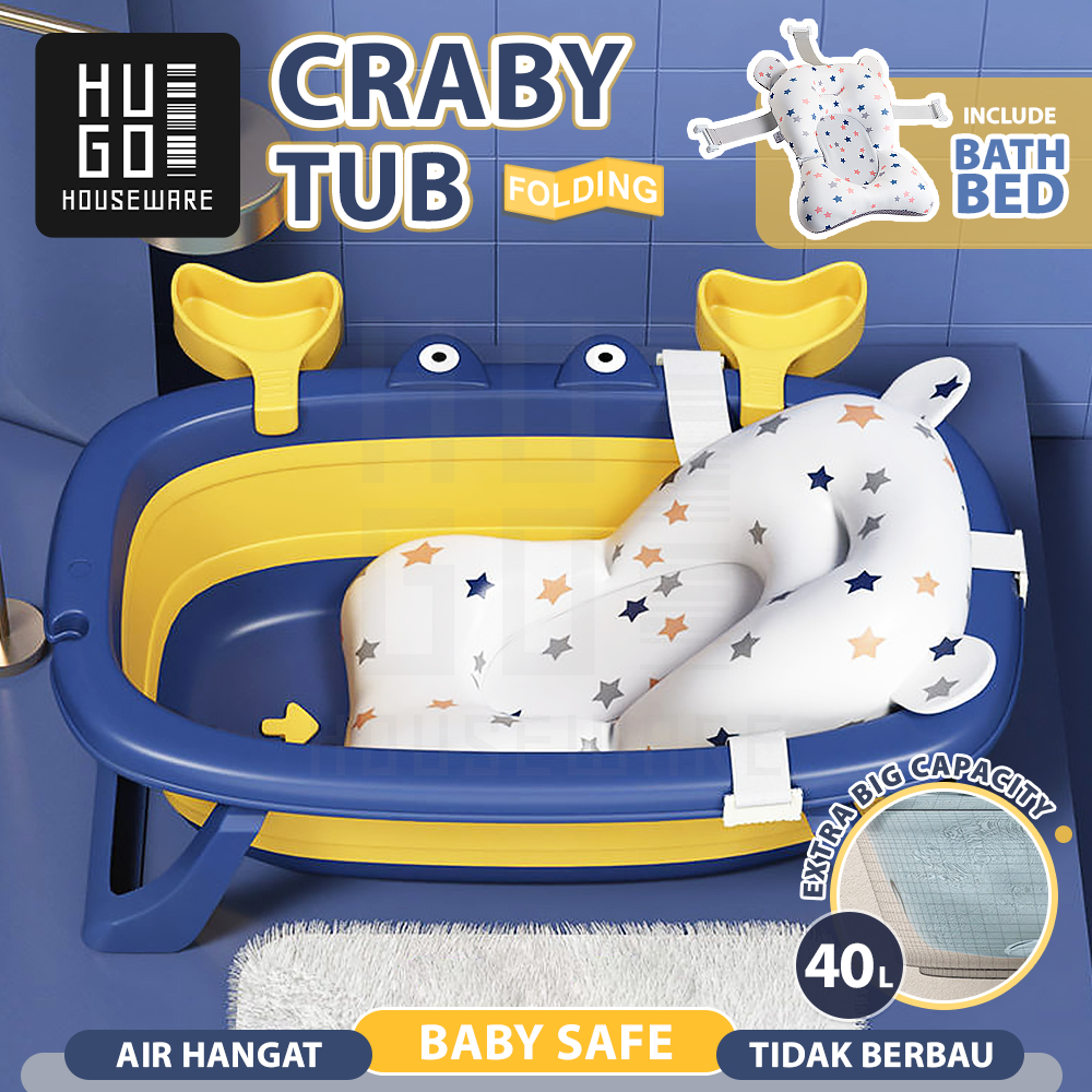 Hugo Folding Baby Bath Tub/Foldable Baby Bath Tub/Portable Baby Bath ...