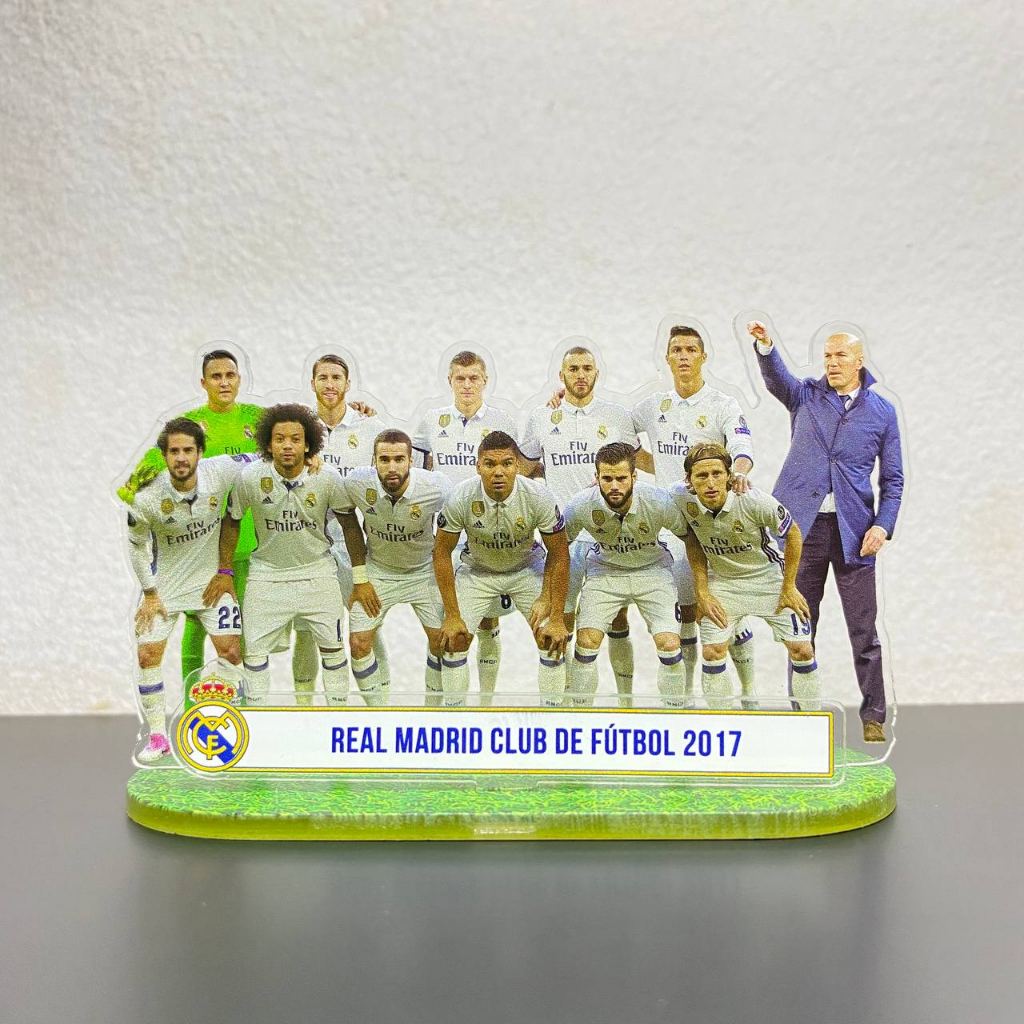 Standee Action Figure Art Starting Eleven Line Up Real Madrid 2017 Los ...