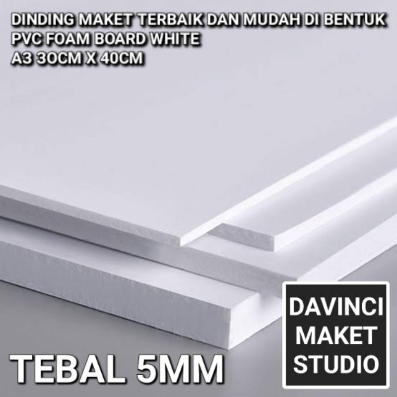 (5mm) A3 PVC Foam Board - 5mm PVC Cardboard - 30cm x 40cm | Shopee ...
