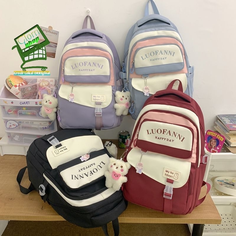 Women's Backpack Korean Fashion Backpack Women's School Bag Girls ...