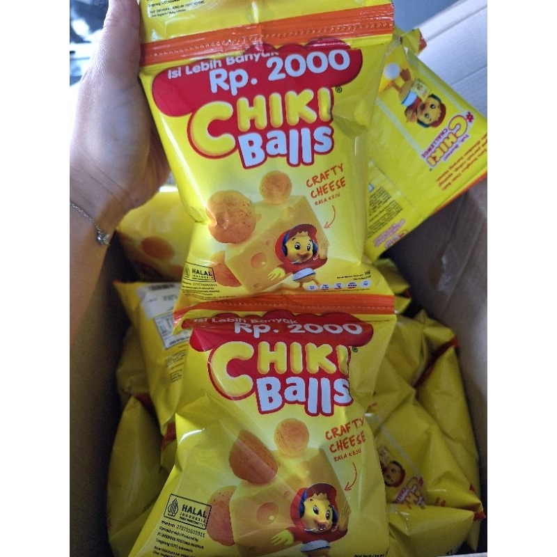 Chiki Balls Cheese Flavor (1 pack contains 10 pcs) | Shopee Singapore