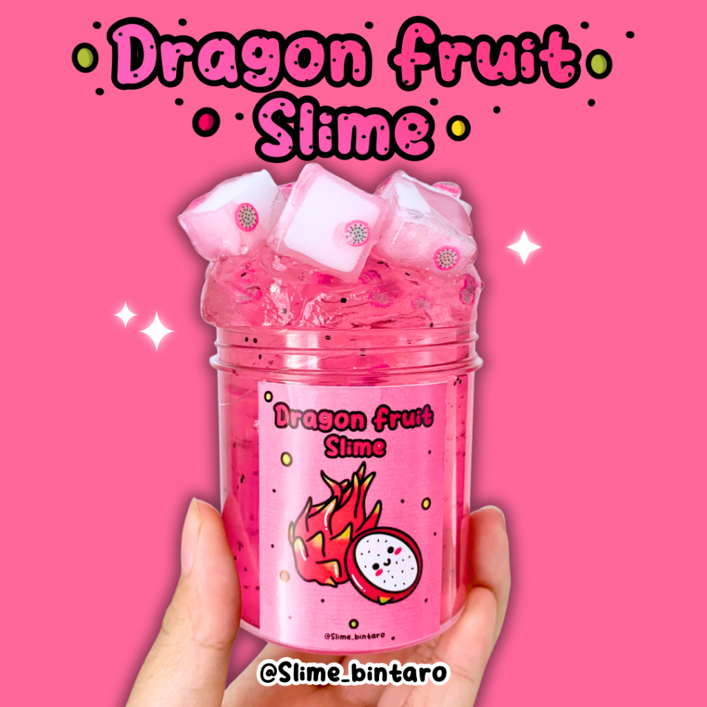 DRAGON FRUIT SLIME BY SLIME BINTARO || SLIME || QUALITY SLIME || CUTE ...