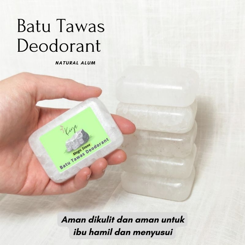 Square Deodorant Alum Stone Size 7x5 Cm | Shopee Singapore