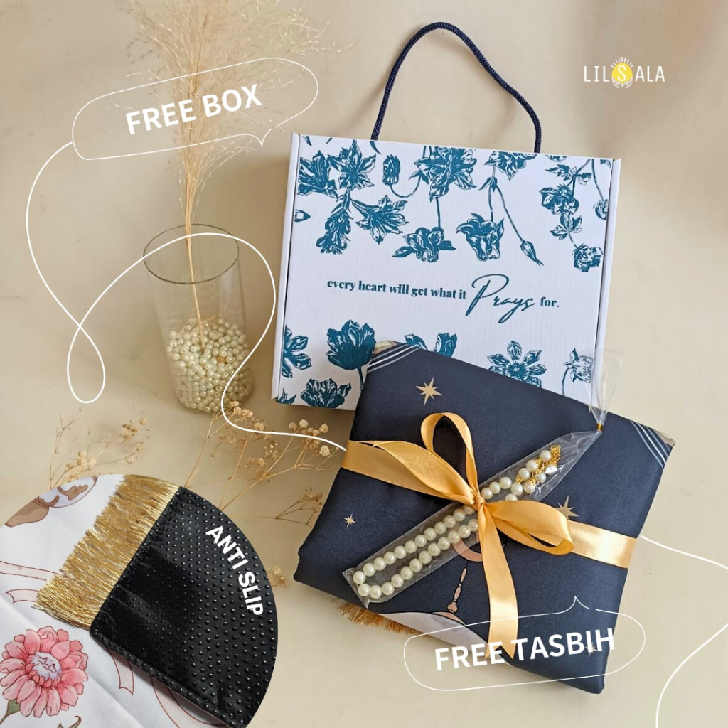 [Guarantee Tahira] Sajadah Antislip Royale Series Tahira Packing Box ...