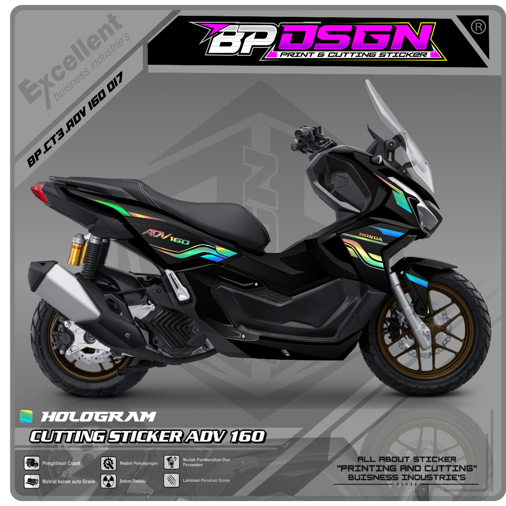 Cutting ADV 160 - STICKER CUTTING HONDA ADV 160 Latest Design HOLOGRAM ...