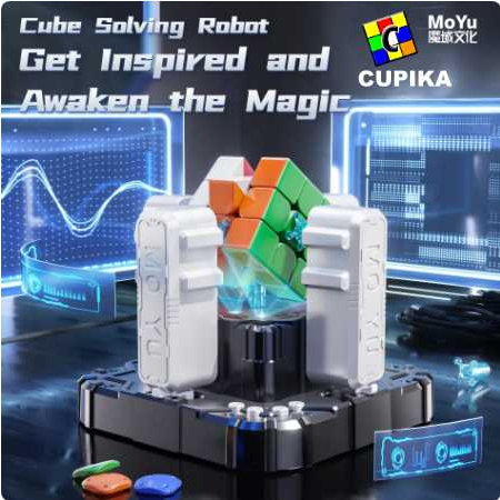 Cube Puzzle MOYU Smart Robot cube Solver 3x3 3x3x3 Original | Shopee ...