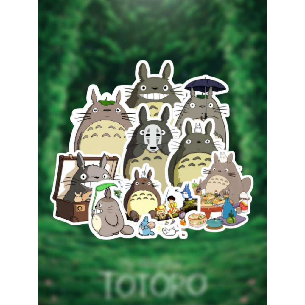 Totoro Ghibli Edition Waterproof Sticker | Aesthetic Stickers | Laptop ...
