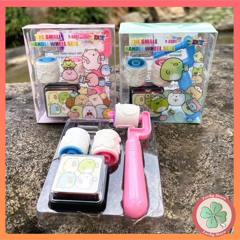 Children's Toy Roll Stamp Character Roller Stamp Cute Educational Toy ...