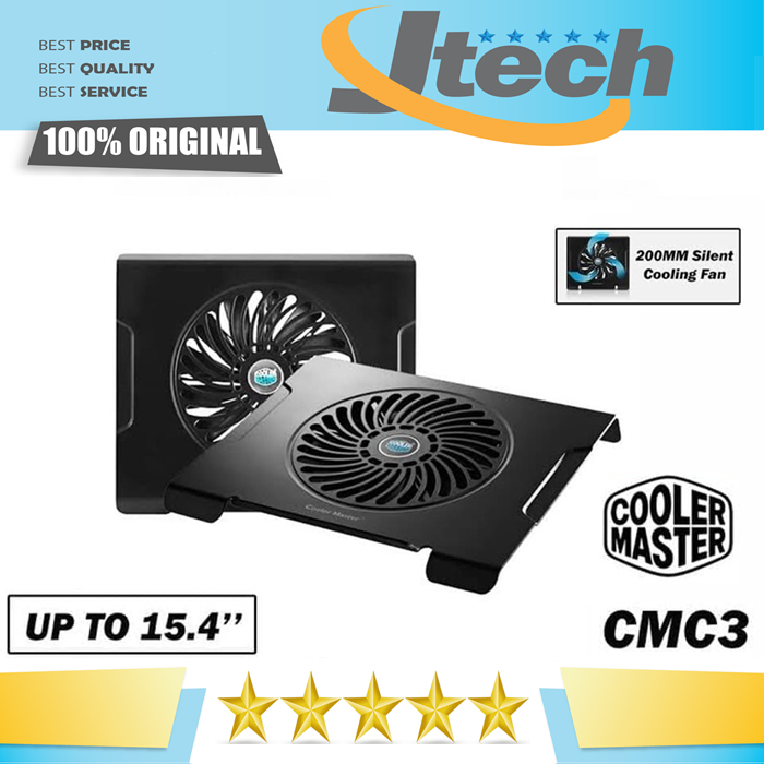 Cooling pad Cooler Master Notepal CMC3 - Notebook Cooler Fan - Laptop ...