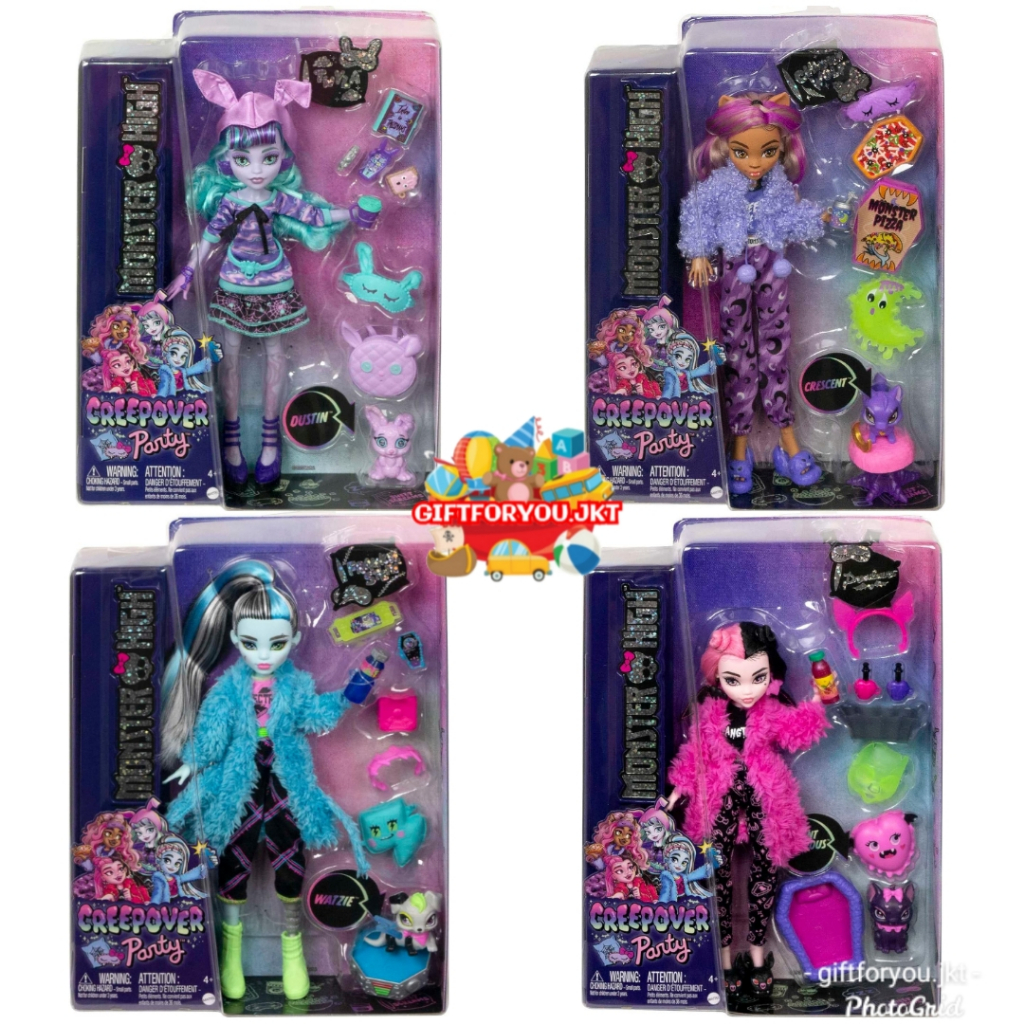 Monster High Doll Tyyla Clawdeen Wolf Frankie Stein Draculaura Creeper ...