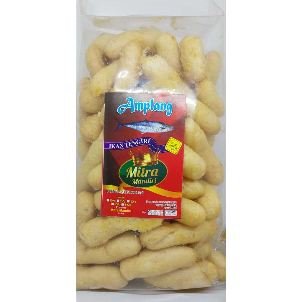 Mackerel Fish Amplang Crackers 180g | Shopee Singapore