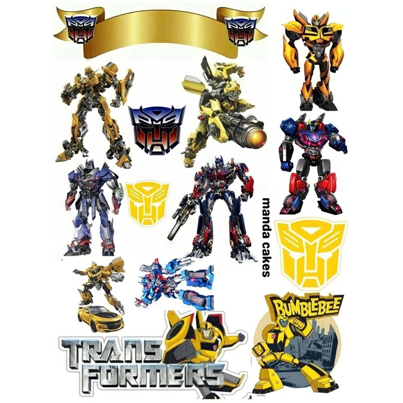 Transformers/Happy Birthday Cake Topper Can Request Name and Age ...