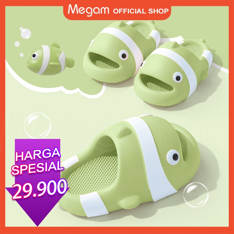 Megam Children's Sandals Unisex Viral Shark Slippers Children's Nemo ...