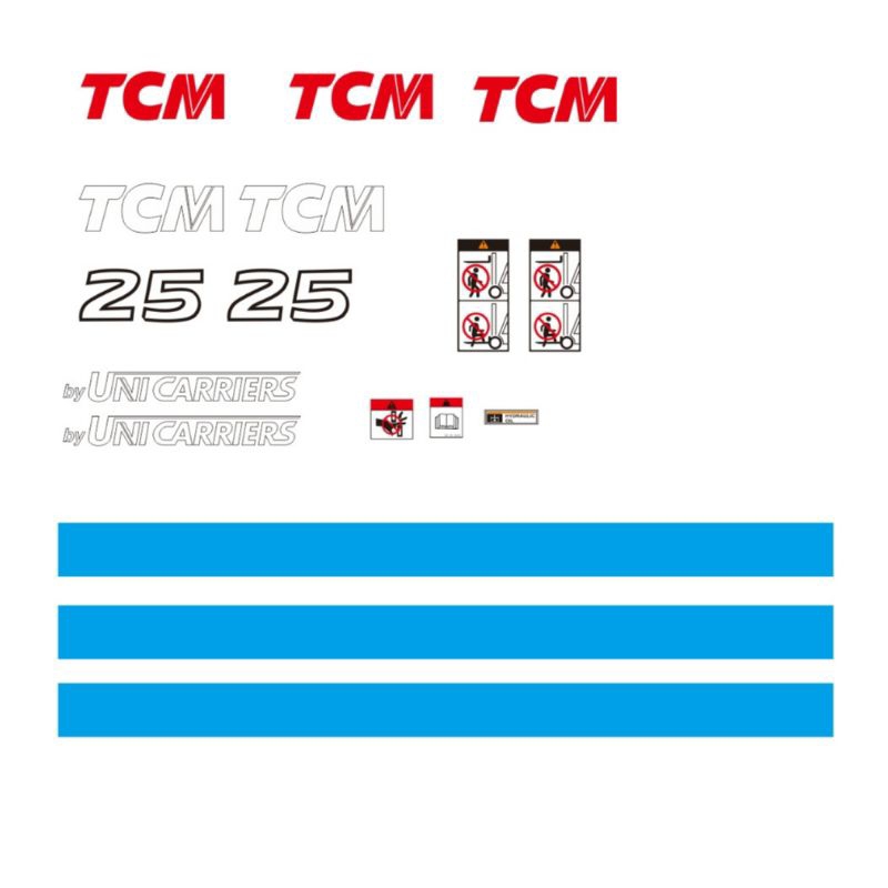 Tcm 25 Forklift Sticker (2,5 Ton) | Shopee Singapore
