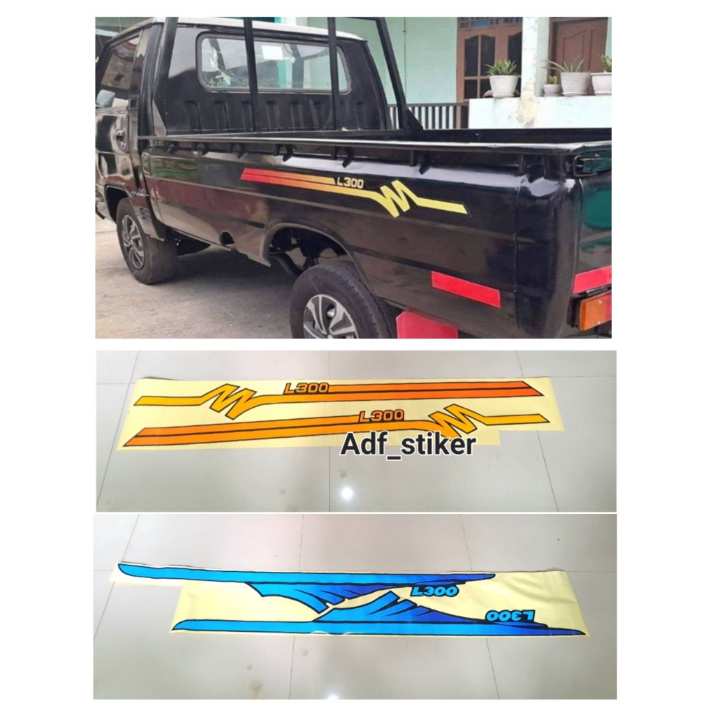 Sticker mitsubishi l300 Side Tub/Sticker l300 pick up colt l300 pick up ...
