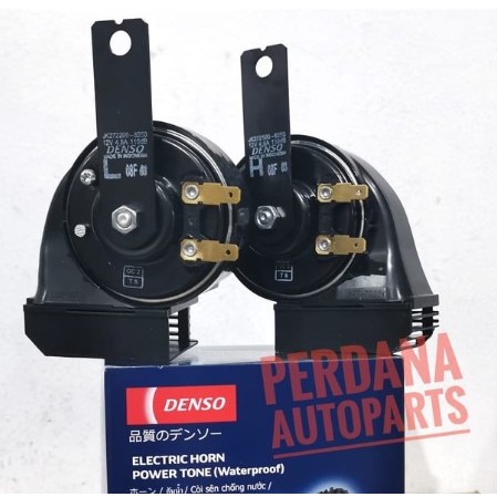 Denso Original Car Motorcycle Waterproof Conch Horn (Terminal 2Pin ...