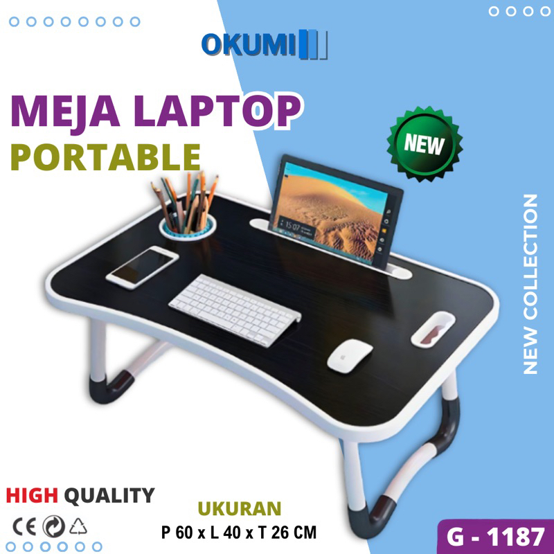 OKUMI Large Portable Children's Study Table / Children's Folding Table ...